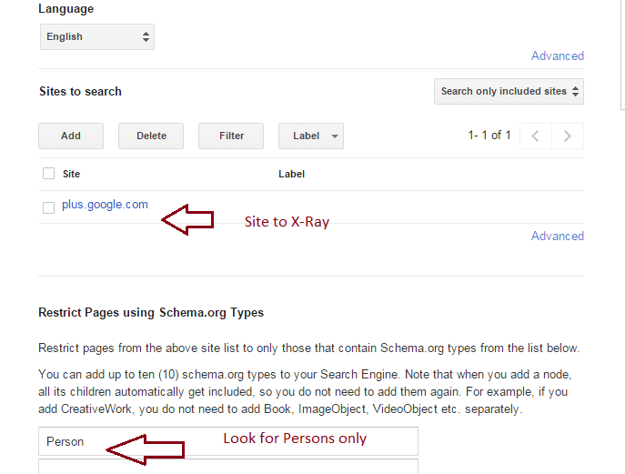 Searching For Persons On The Internet Using Semantic Markup Boolean