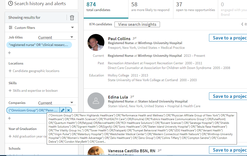 Massive Discovery of Work Emails | Boolean Strings